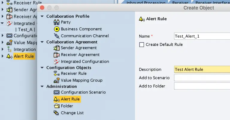 Alert Configuration Example in PI/PO Single Stack - SAP Integration Hub