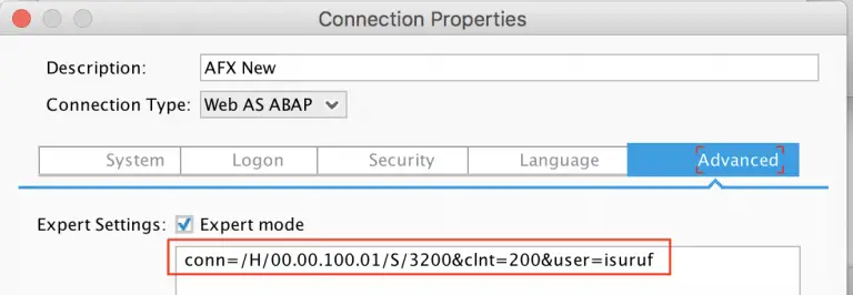 SAP GUI Expert Mode Setup for Mac OS - SAP Integration Hub