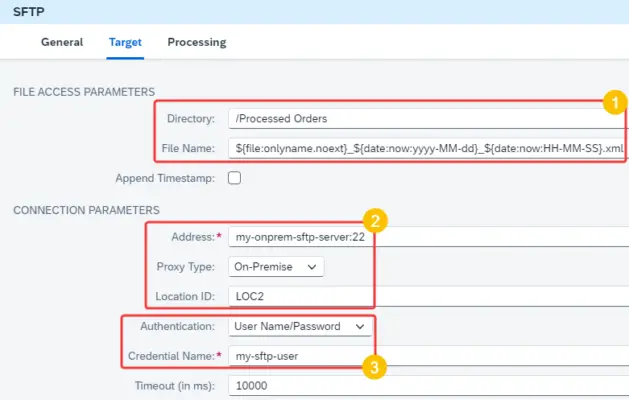 Receiver Sftp Adapter Configuration Sap Integration Suite Cpi And Pi Po Sap Integration Hub