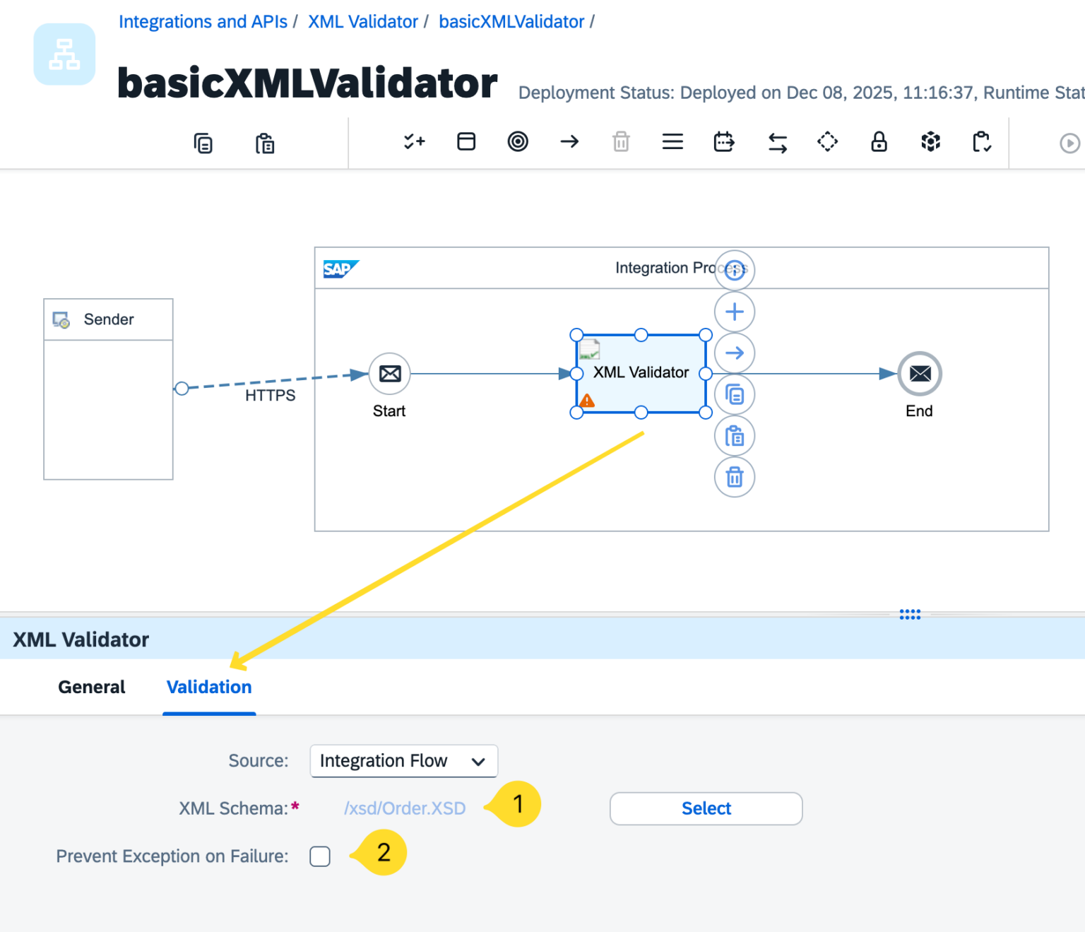 How to Validate Incoming Messages with XML Validator in SAP IS - SAP ...