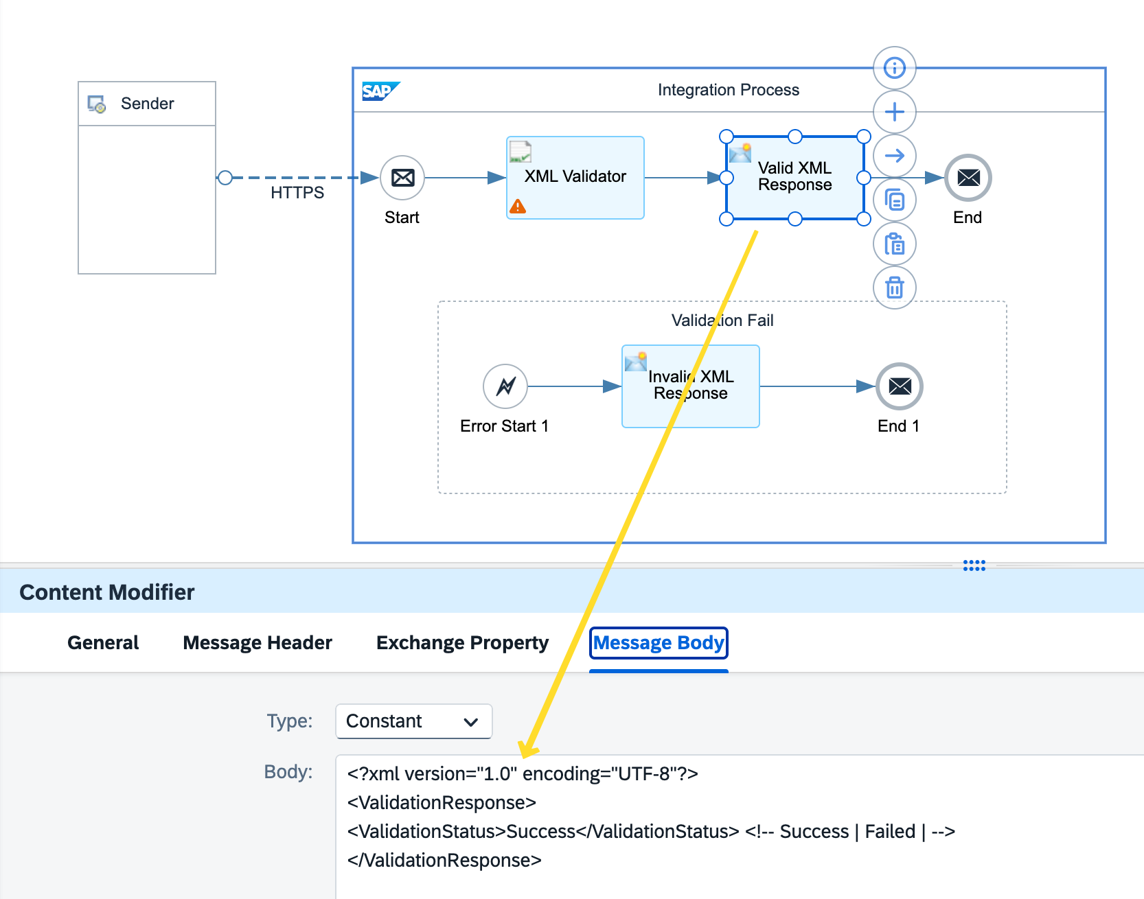 How to Validate Incoming Messages with XML Validator in SAP IS - SAP Integration Hub